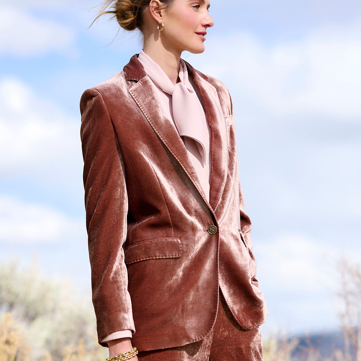 Anona Velvet Blazer – Gorsuch