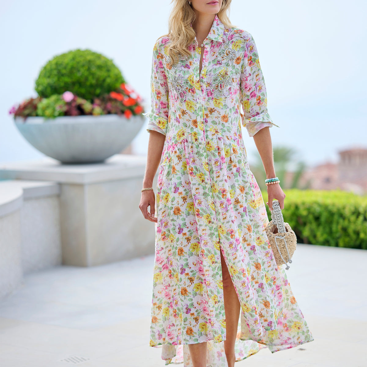 Licia Flower Embroidered Dress – Gorsuch