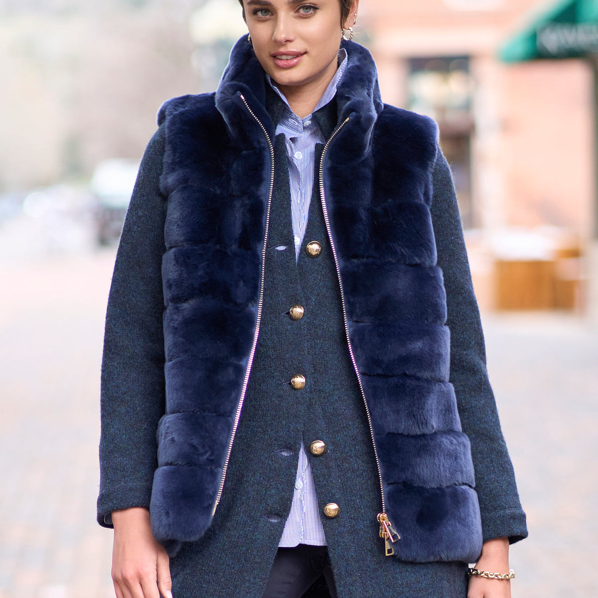 Sarah Rex Fur Vest – Gorsuch