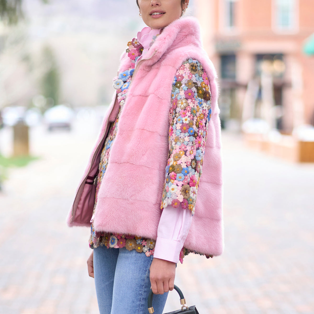 Sarah Mink Fur Vest – Gorsuch