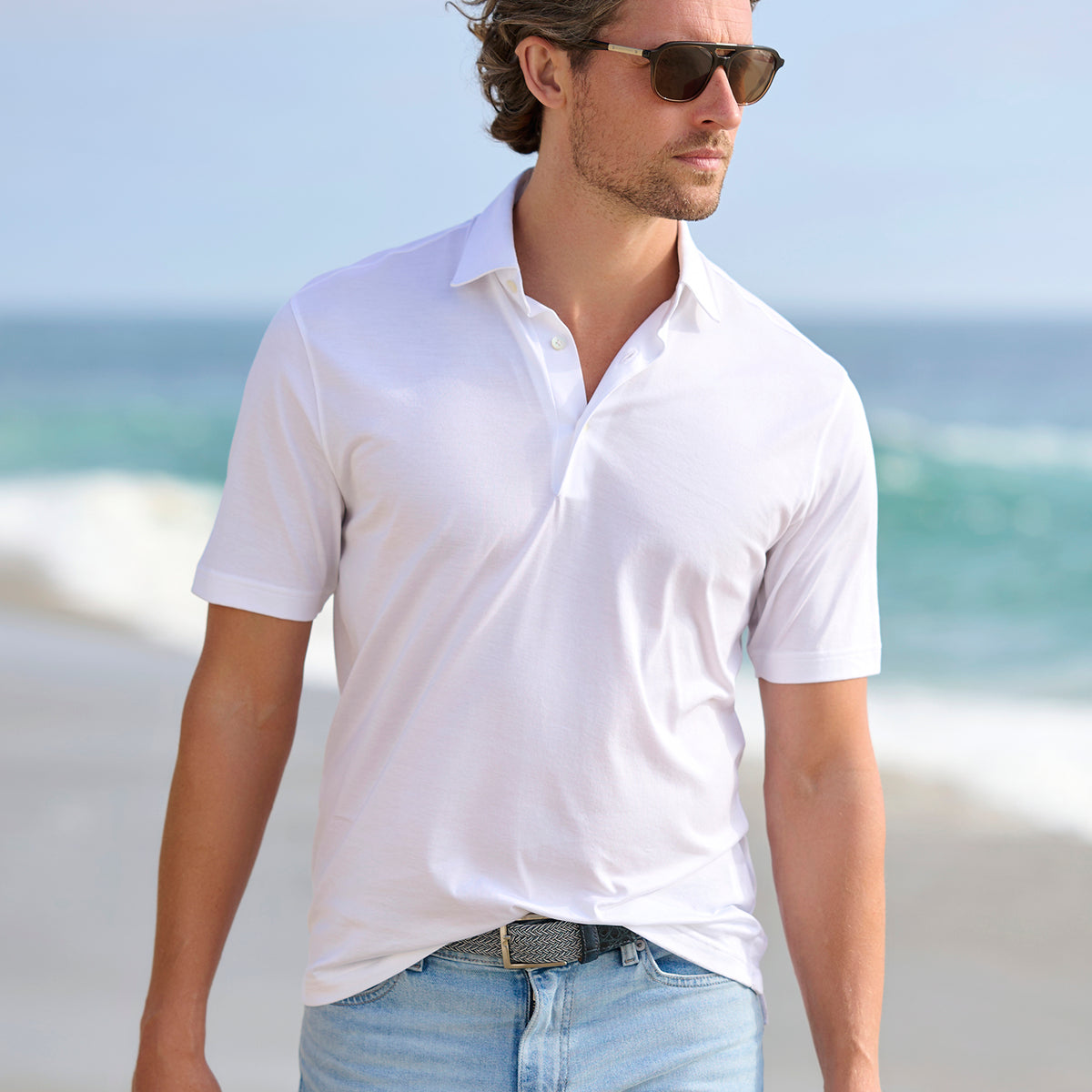 Luca Cotton Polo Shirt – Gorsuch