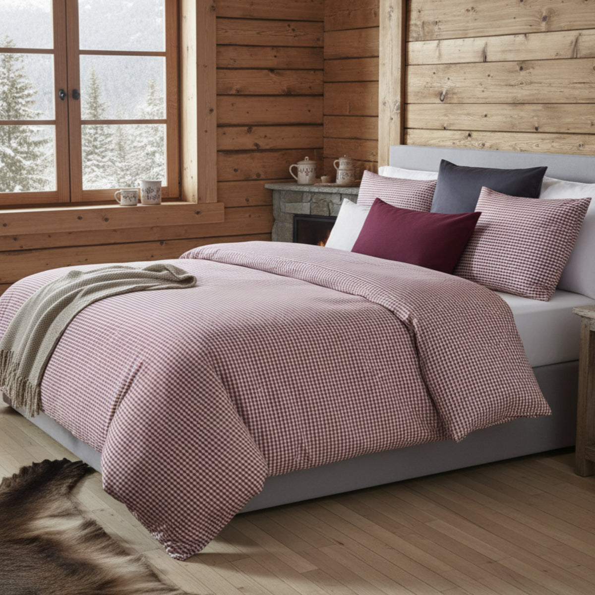 Red Check Queen Duvet Cover – Gorsuch
