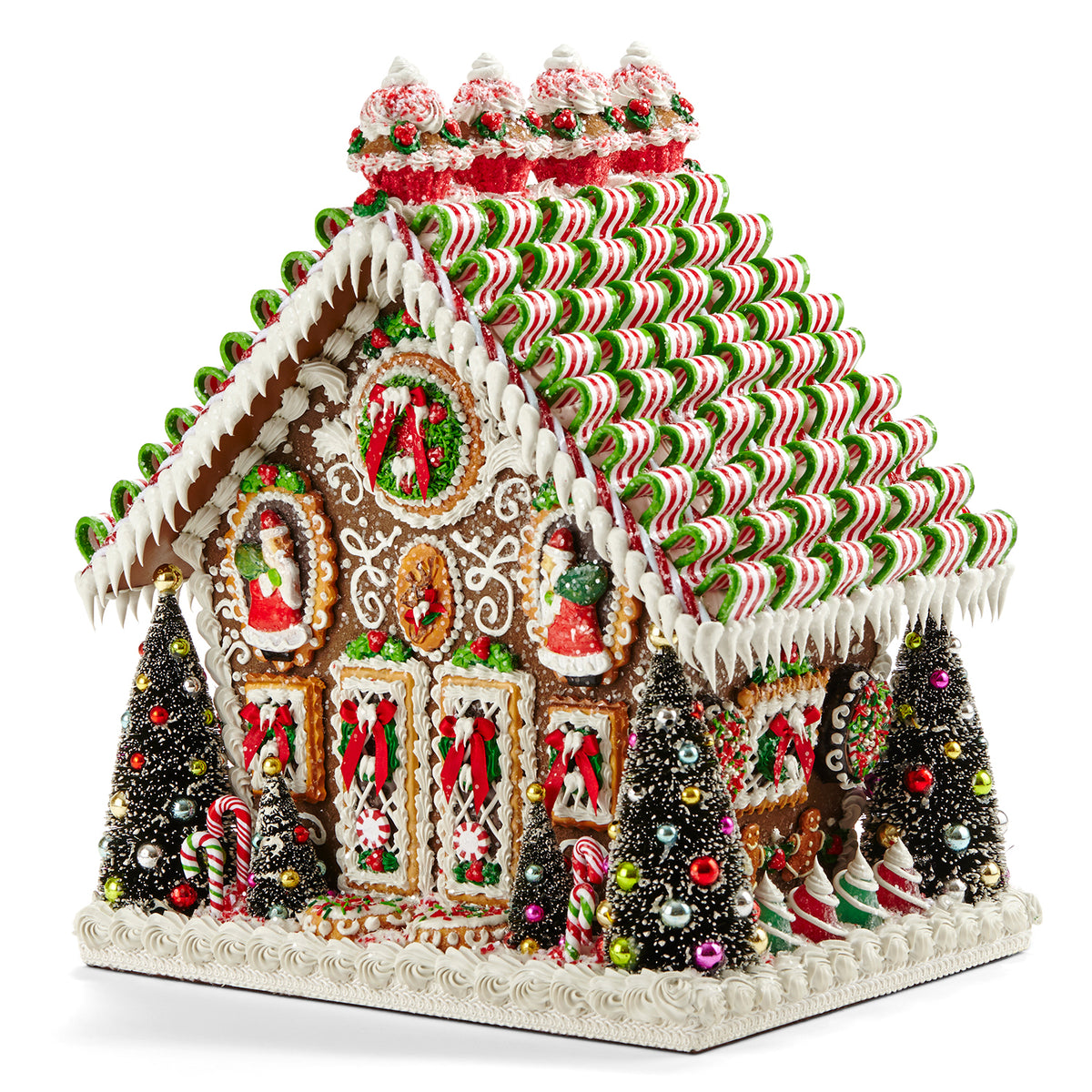 Green Ribbon Candy Gingerbread House – Gorsuch
