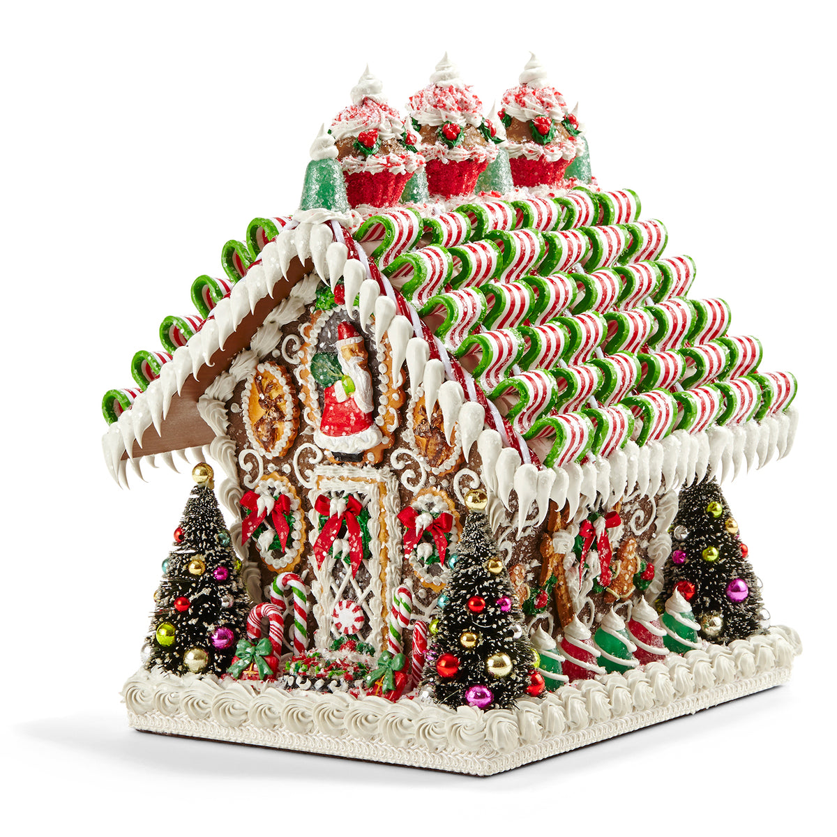Green Ribbon Candy Gingerbread House – Gorsuch