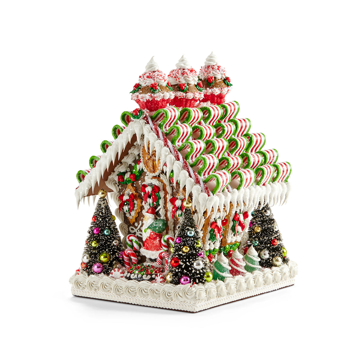 Green Ribbon Candy Gingerbread House – Gorsuch
