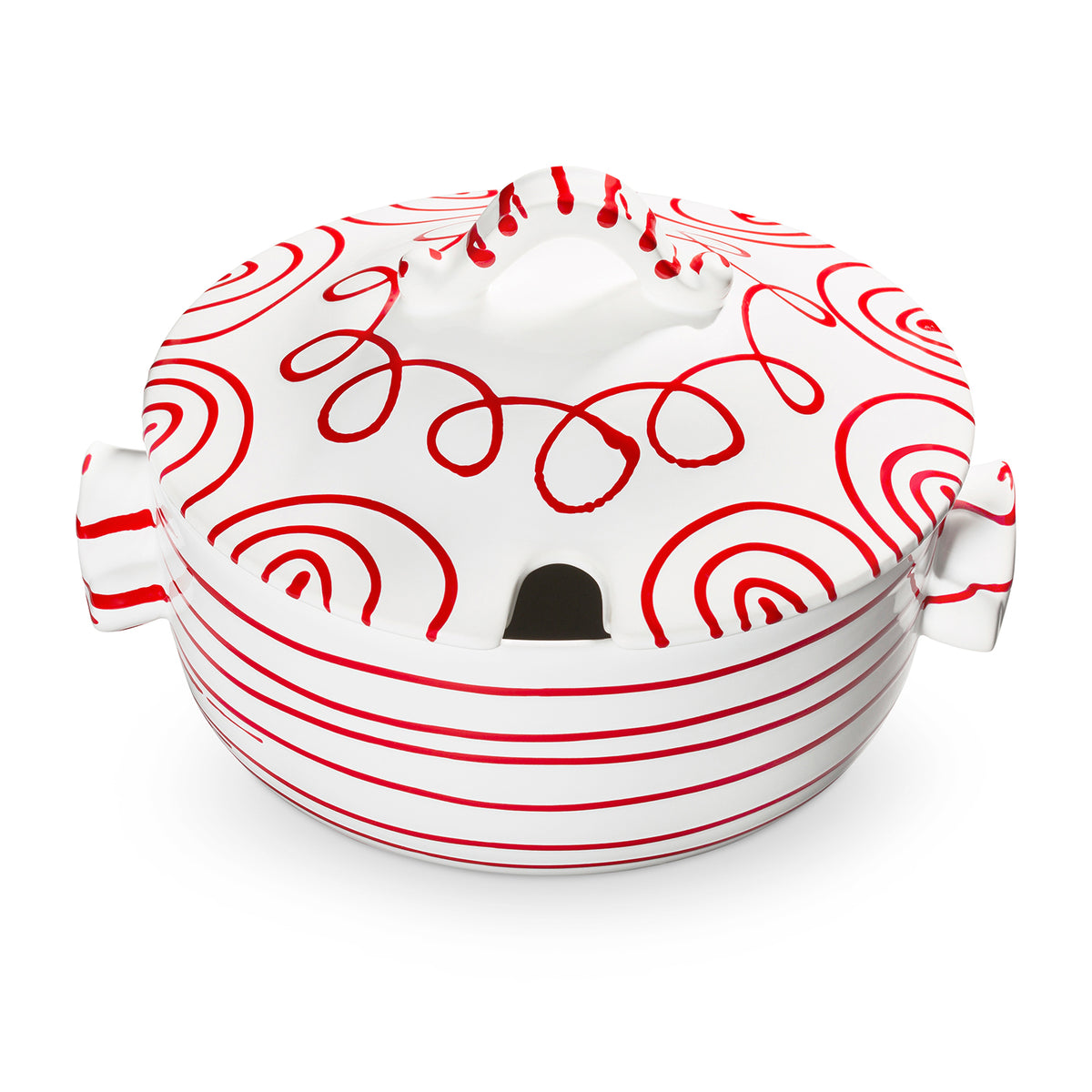 Red Swirl Soup Tureen – Gorsuch