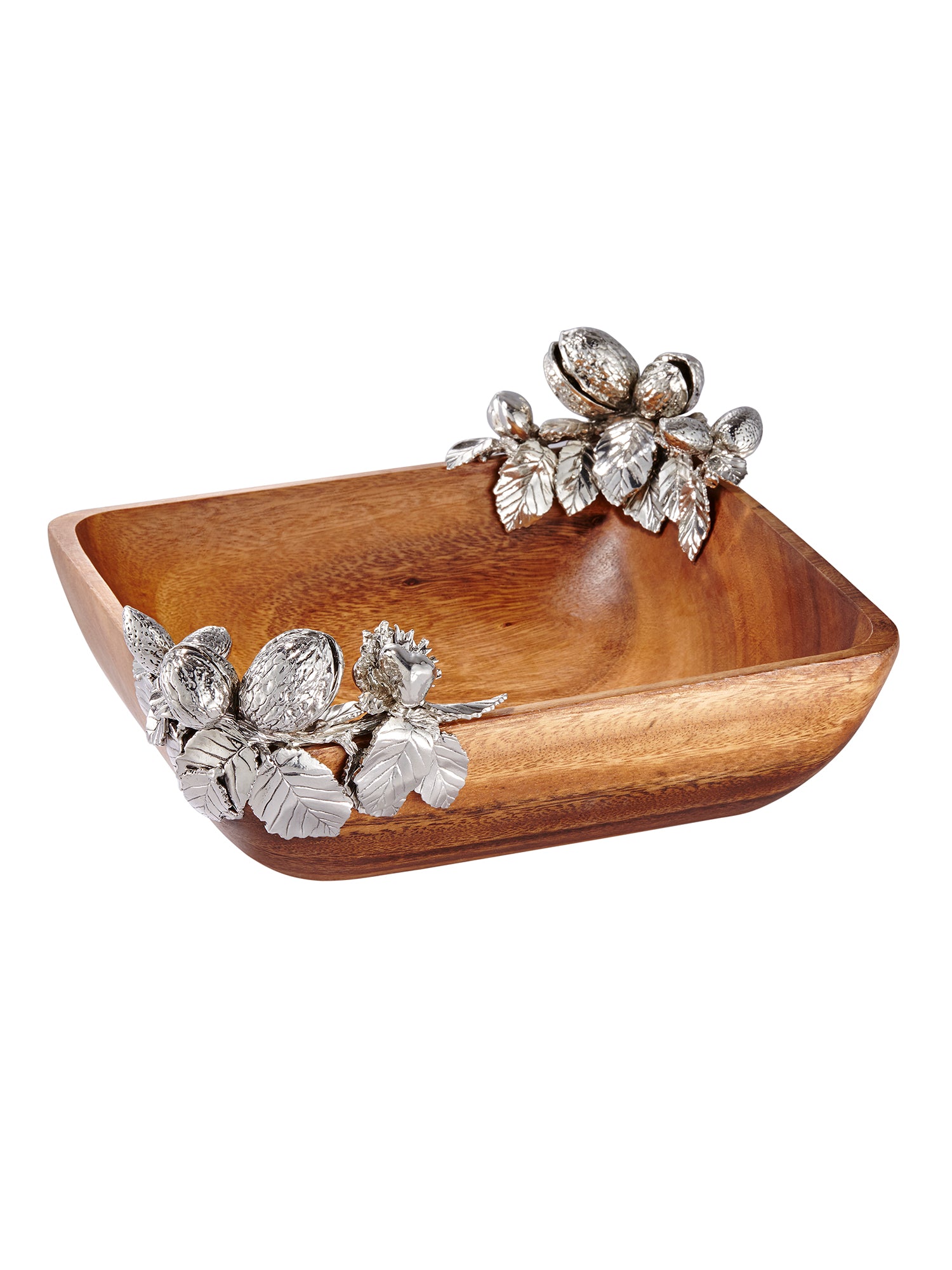 Wood Square Bowl Large