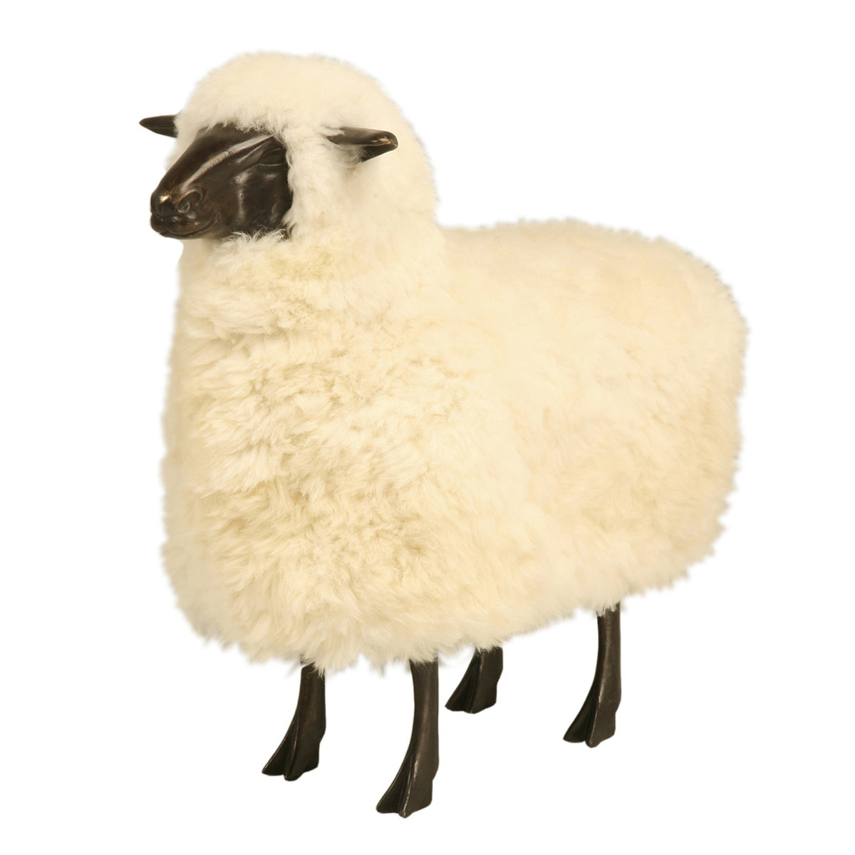 Medium Shearling Lamb In Dark Bronze – Gorsuch