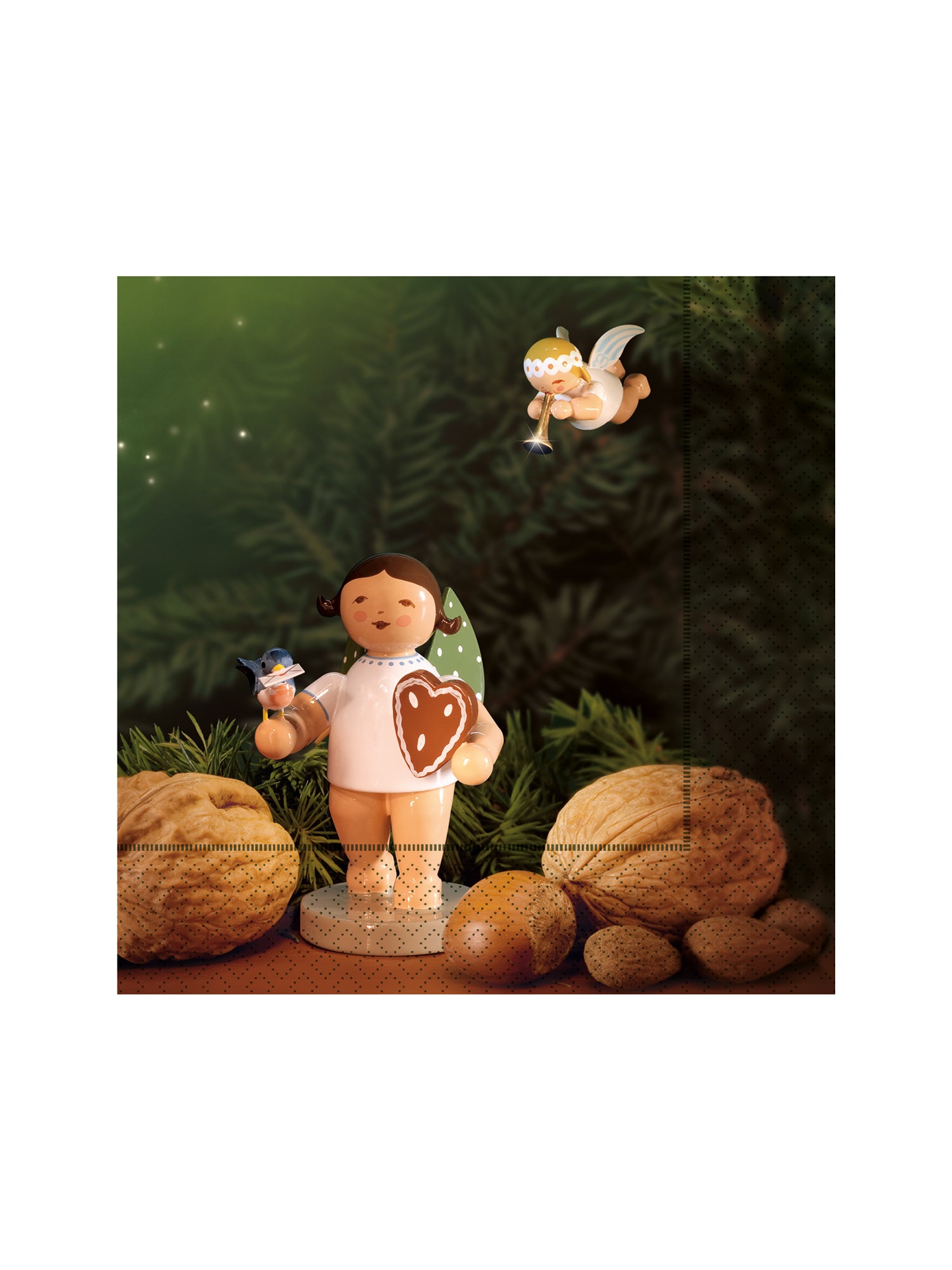 Gingerbread Angel Napkins