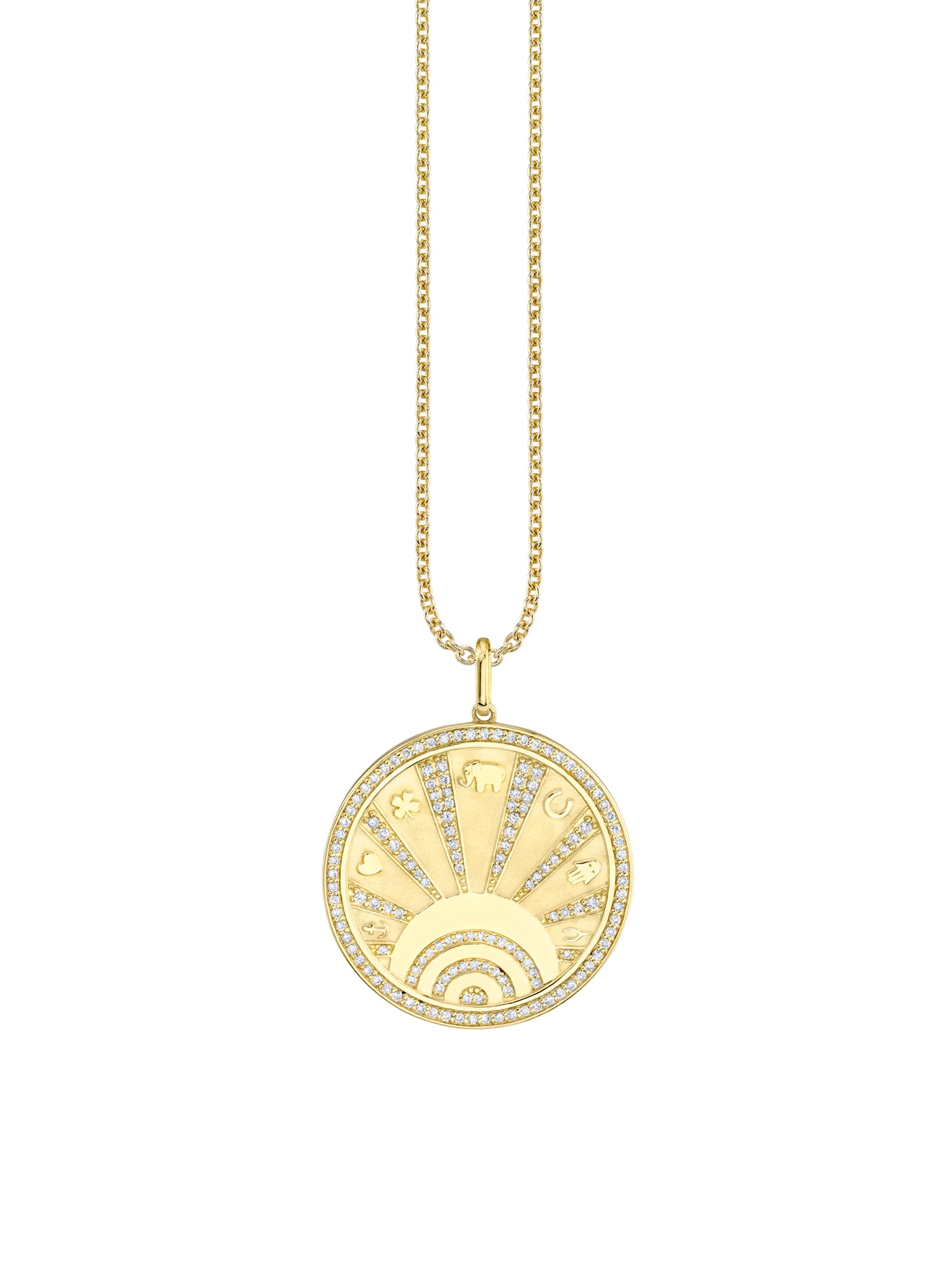 Good Luck Gold Coin Necklace