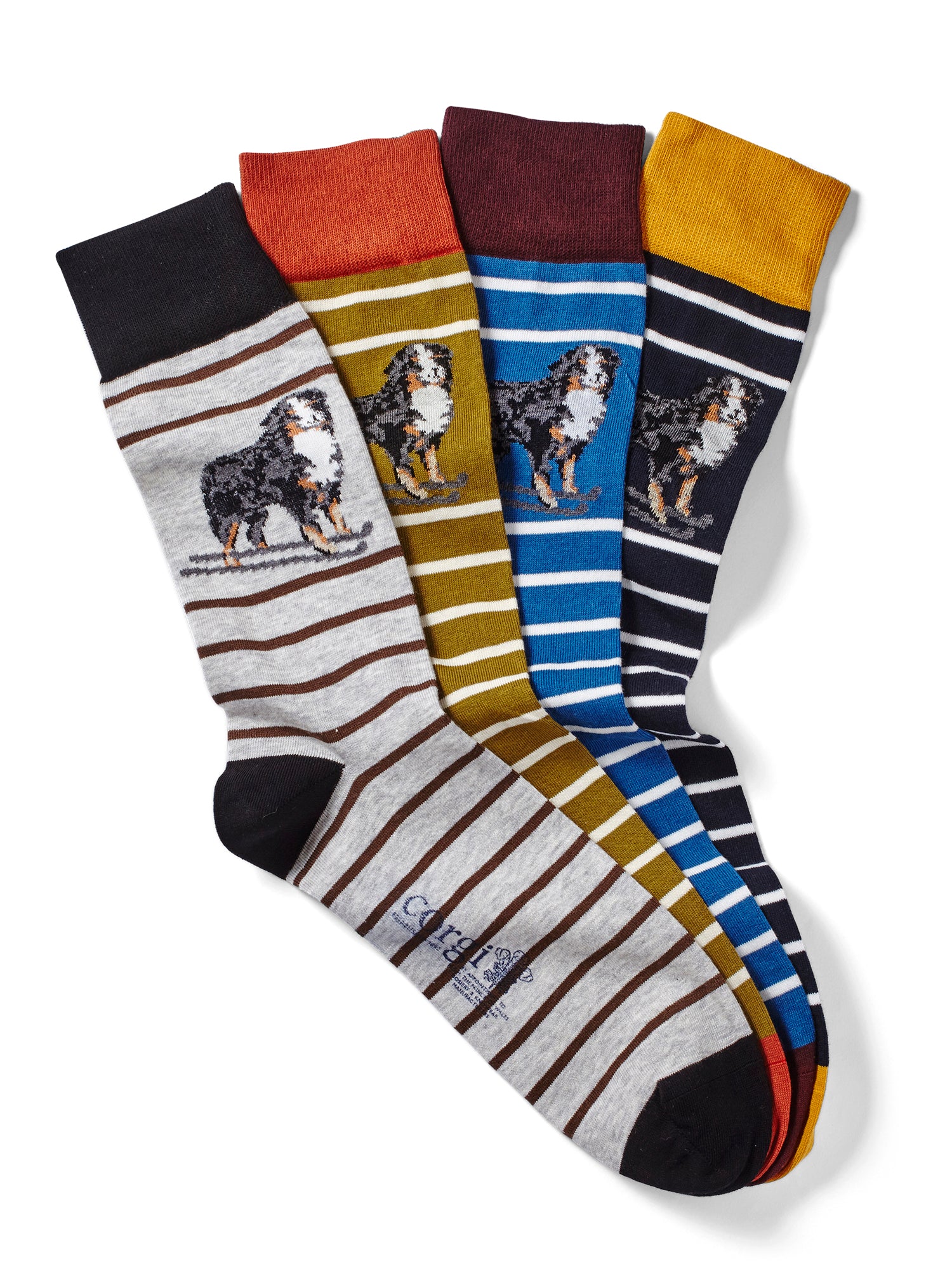 Zeus Stripe Cotton Socks